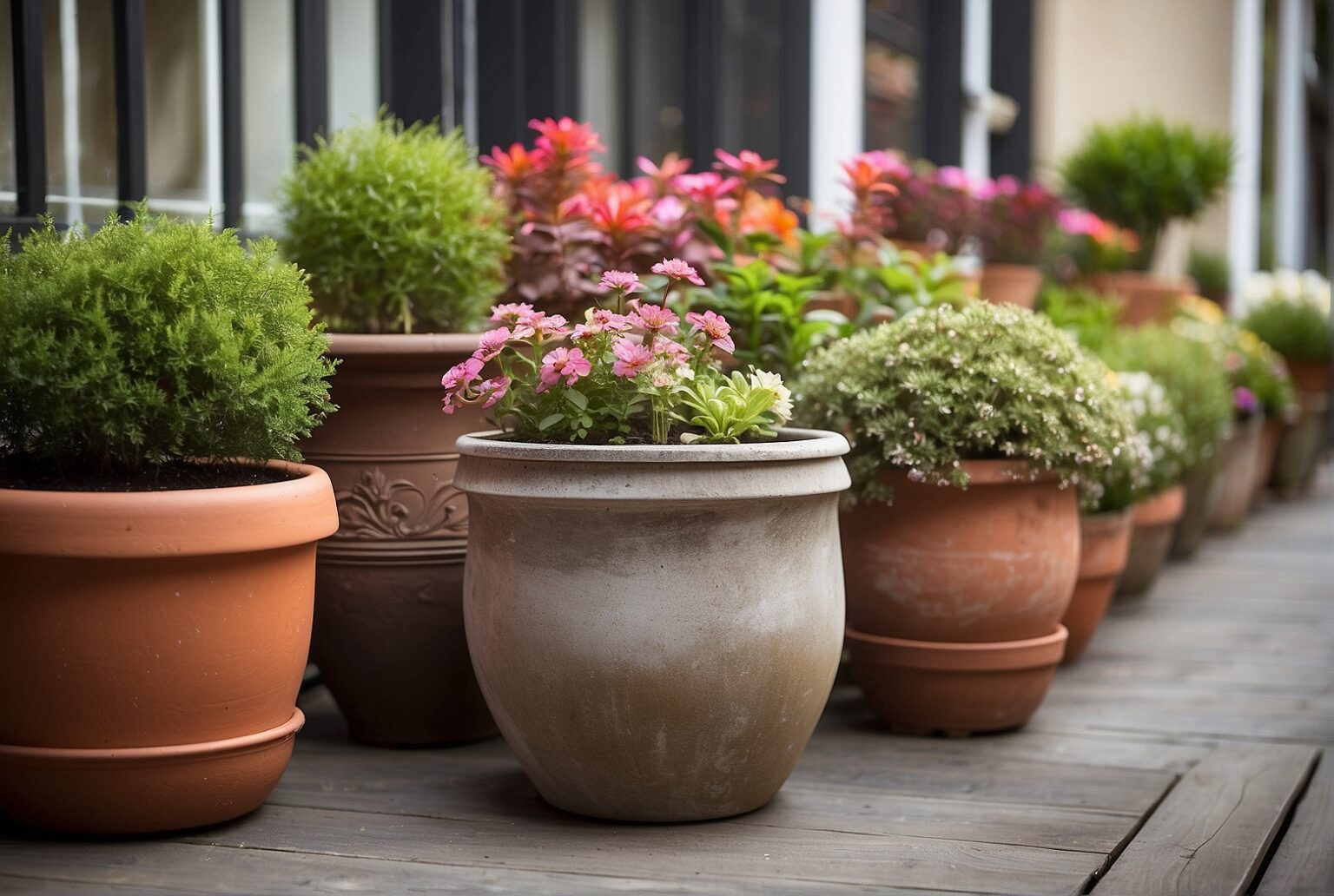 Outdoor Potted Plants That Need Little Water