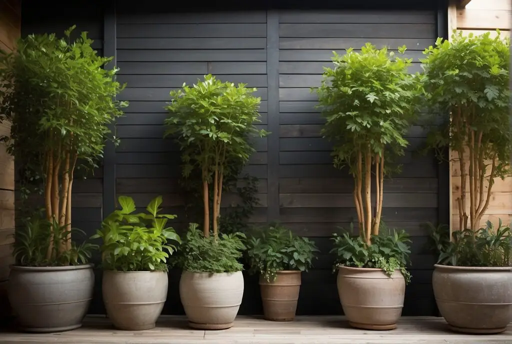 Using Potted Plants for Privacy